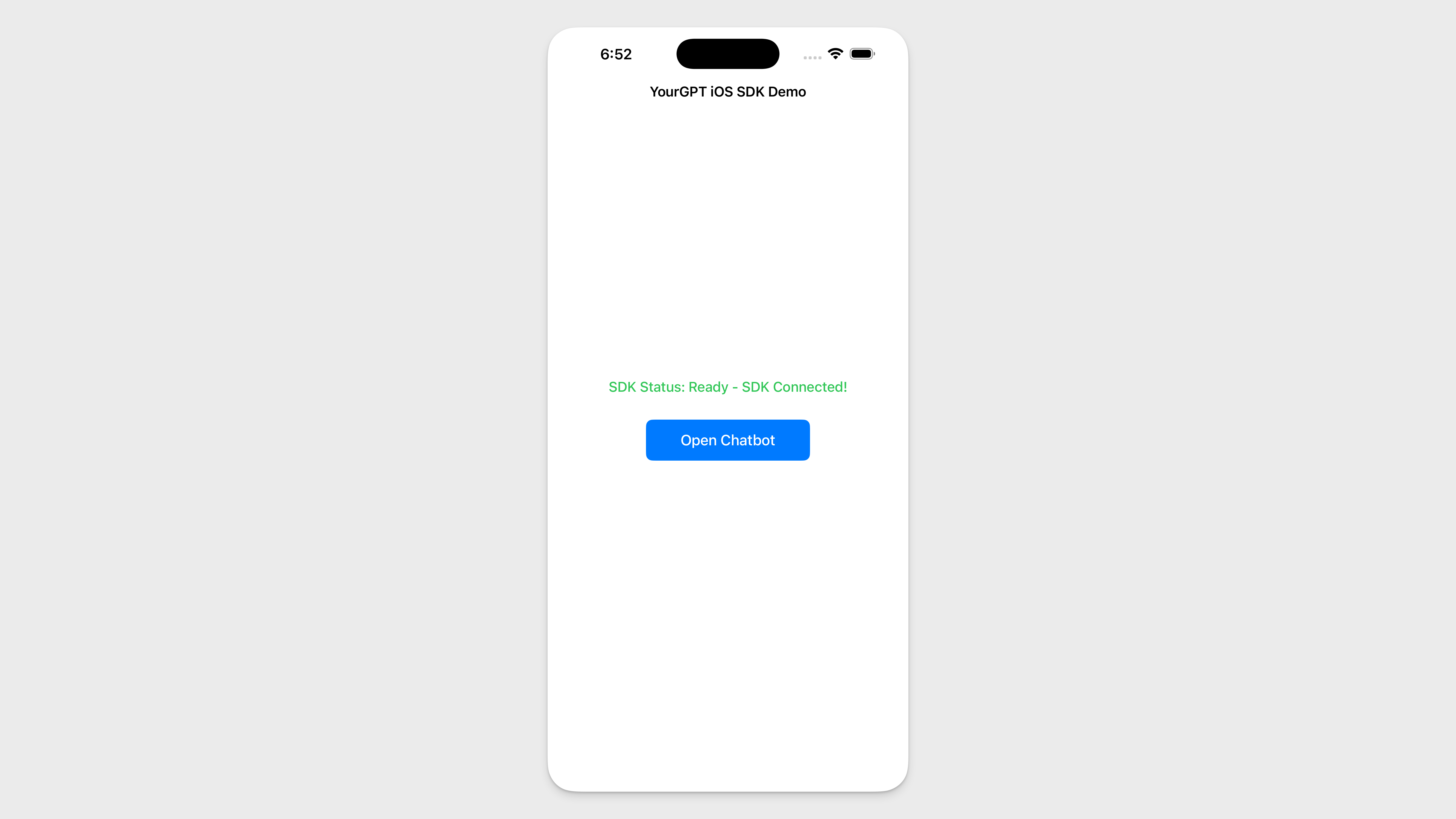 How to integrate YourGPT Chatbot widget in an iOS application | YourGPT Helpdesk